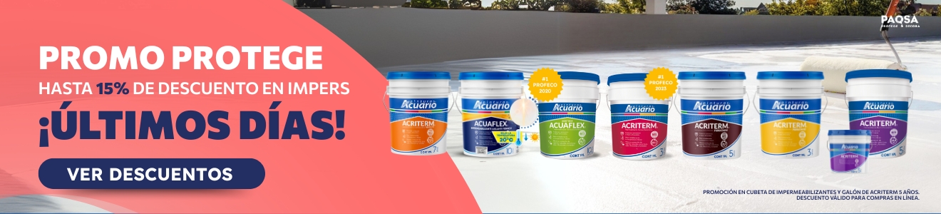 Calcula la cantidad de pintura e impermeabilizante | Paqsa